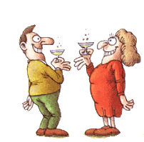 Personnes entrain de boire