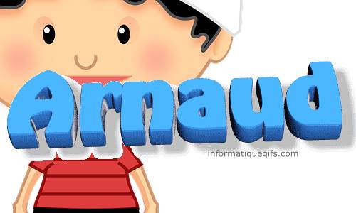 Gif Arnaud prenom masculin - Gifs prenom Arnaud en 3D