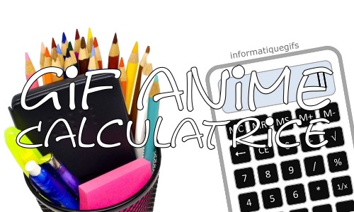 Gifs animes calculatrice scientifique, gifs calculatrice en ligne
