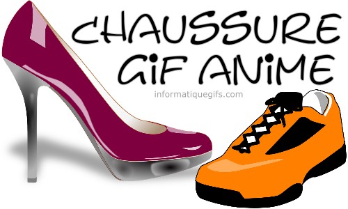 Gif chaussure talon haut, Gifs basket et pantoufle