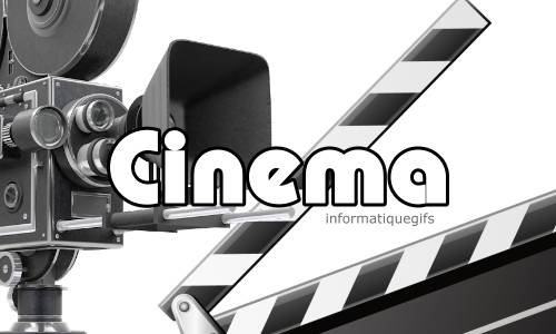 GIF cinema films en 3D, Gifs animes rouleau de film cassette