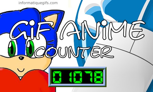 Animated GIF counter hits, image compteur animee