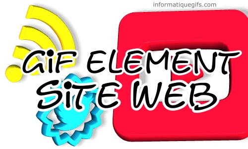 Gif element site Internet et Gifs imprimante 3d