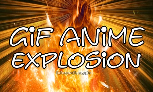 Gif explosion et image bombe, Gifs fumée et boule de feu