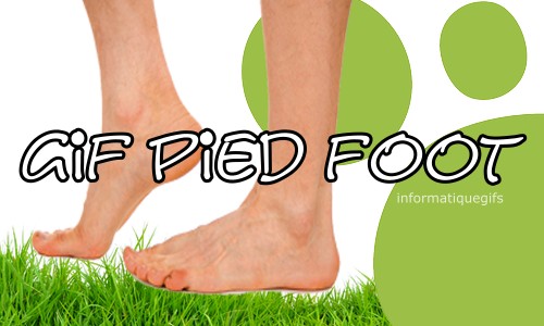 GIF pied partie inferieure de la jambe humaine, Gifs pied et jambes