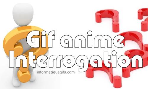 GIF interrogation, Gifs interrogation signe de ponctuation