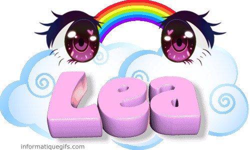 Gif Lea - Gifs prenom Lea en ecriture 3D et prenom animes