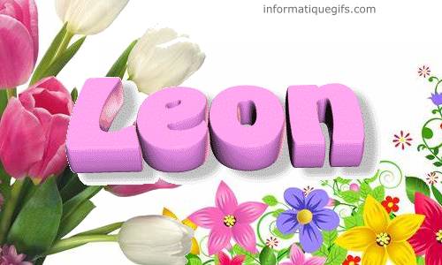 Gif leon - Gifs prenom Leon images gifs 3D