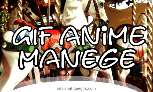 Gif manege image et carrousel, Gifs manege de chevaux