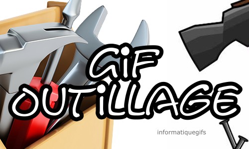 Gif anime bricolage, gifs outils et perceuse puis tournevis