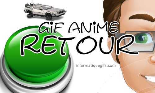 Gifs animes retour, gif back pour page Internet
