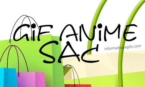 Gifs sac a main pour femme, Gif anime sac et cartable