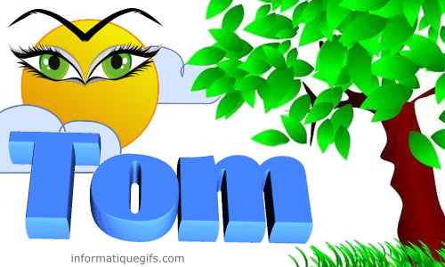 Gif tom prenom anime Gifs tom en 3D