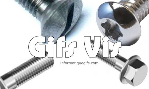 Gifs vis de fixation et boulon, gif anime vis inox outil